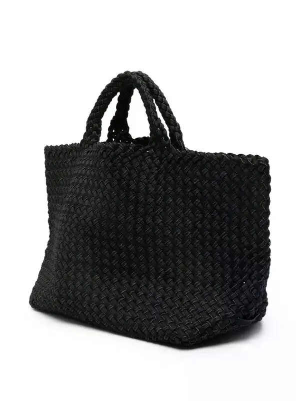 NAGHEDI Double-weave Tote Bag - Black