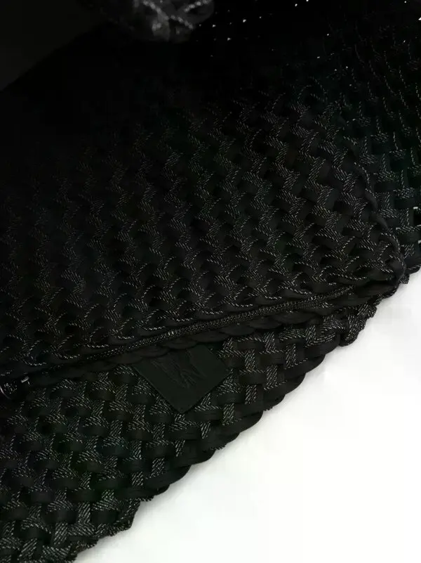 NAGHEDI Double-weave Tote Bag - Black
