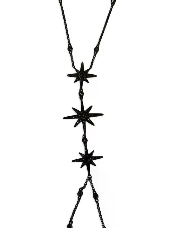 APM MONACO Star-motif Hand Bracelet - Black