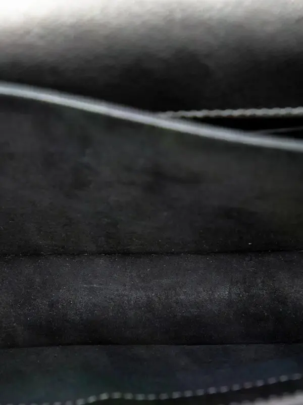 Saint Laurent Medium Metallic Calfskin Monogram Sunset Crossbody Bag - Silver