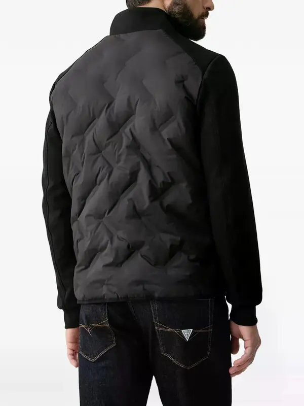 Guess Quilted Logo-embossed Padded Jacket