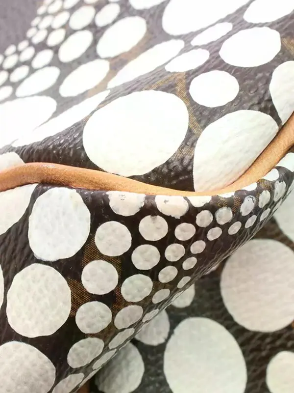 LOUIS VUITTON Yayoi Kusama Monogram Speedy 30 Boston Bag - White