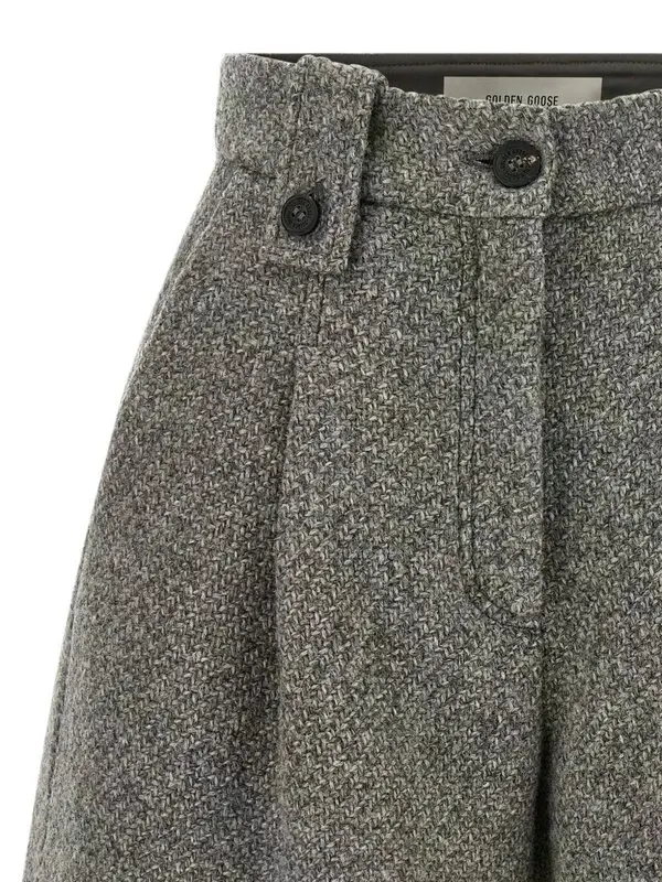 GOLDEN GOOSE Ryanna Mélange Virgin Wool Shorts