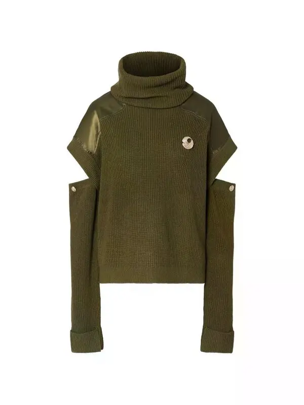 Liu Jo Turtleneck Sweater With Cut-out