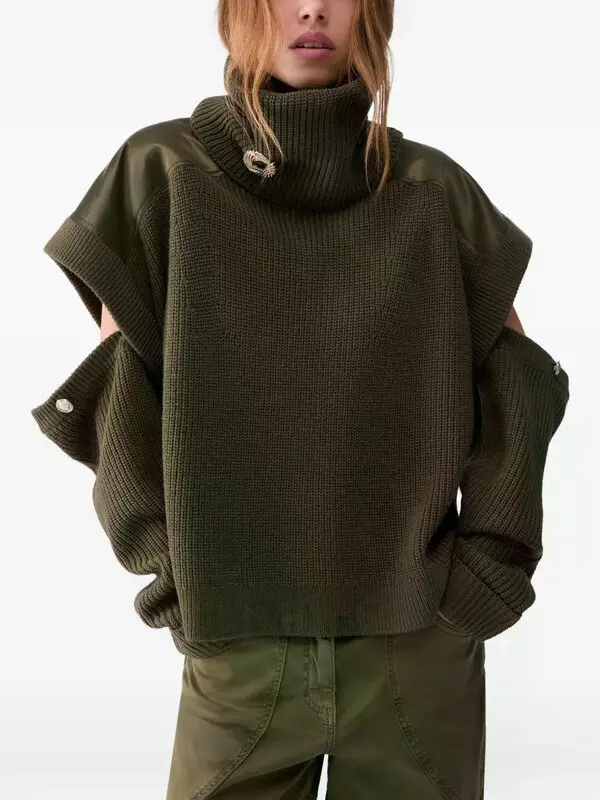 Liu Jo Turtleneck Sweater With Cut-out