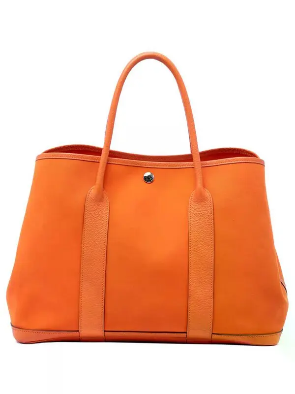 Hermès 2011 Toile And Negonda Garden Party 36 Tote Bag - Orange