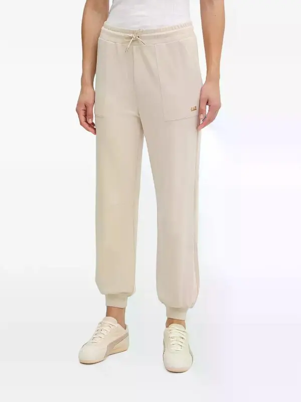 EA7 Core Logo-plaque Drawstring Track Pants