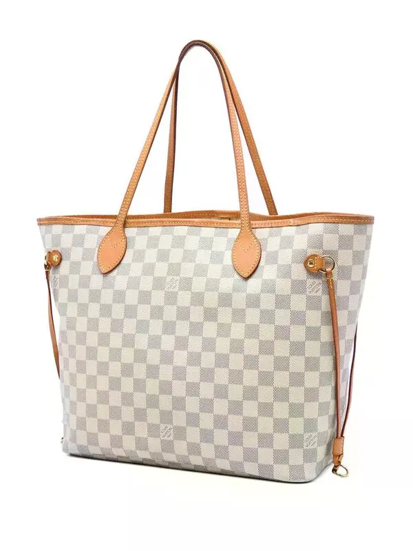 LOUIS VUITTON Damier Azur Neverfull Mm Tote Bag