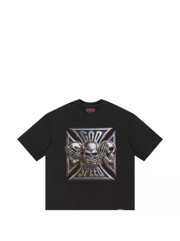 GODSPEED Omerta Graphic-print T-shirt - Black
