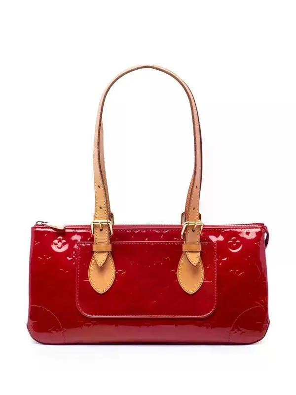 LOUIS VUITTON 2006-2012 Monogram Vernis Rosewood Avenue Shoulder Bag - Red