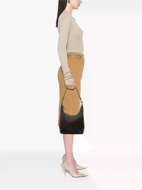 Gucci 2000-2015 Gg Denim Shoulder Bag