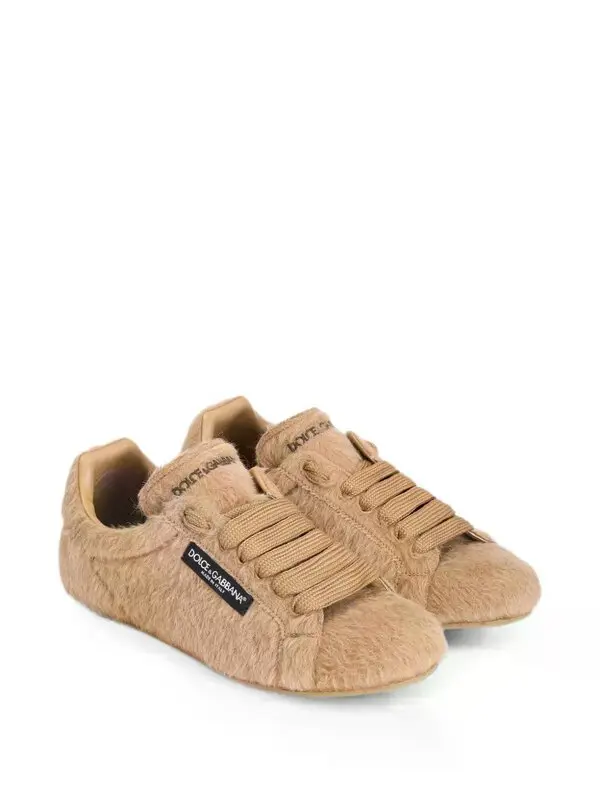 Dolce & Gabbana Alpaca Portofino Soft Sneakers