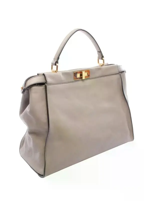 Fendi 2000-2010 Large Leather Peekaboo Satchel