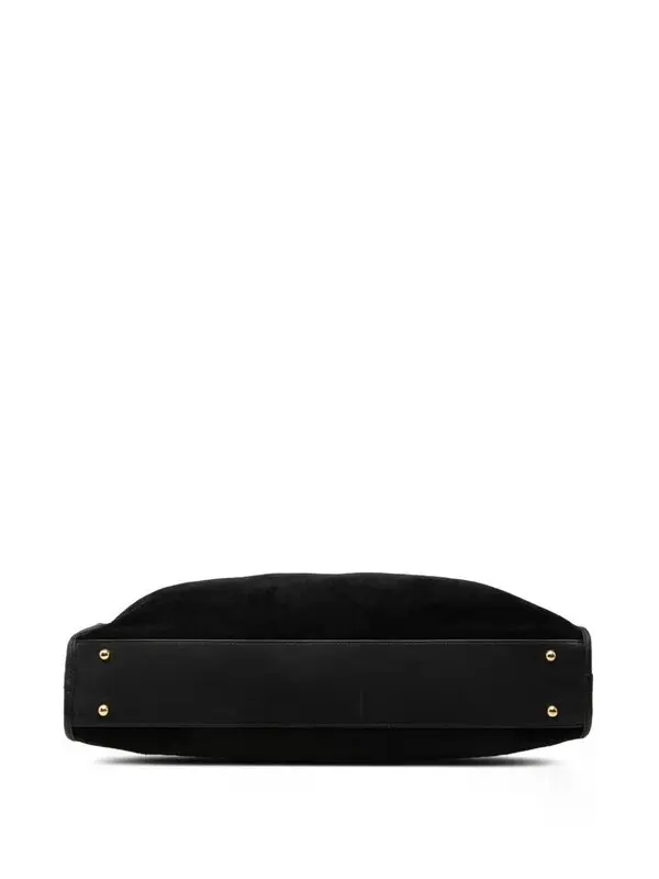 Loewe 2014 Suede Amazona Business Bag - Black