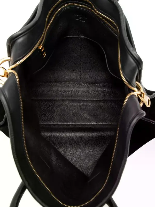 Loewe 2014 Suede Amazona Business Bag - Black