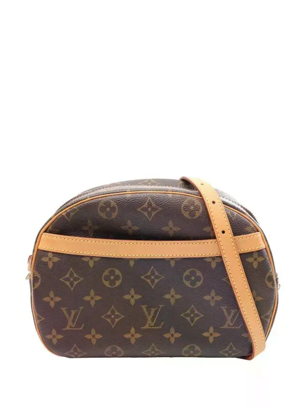 LOUIS VUITTON 2003 Monogram Blois Crossbody Bag - Brown