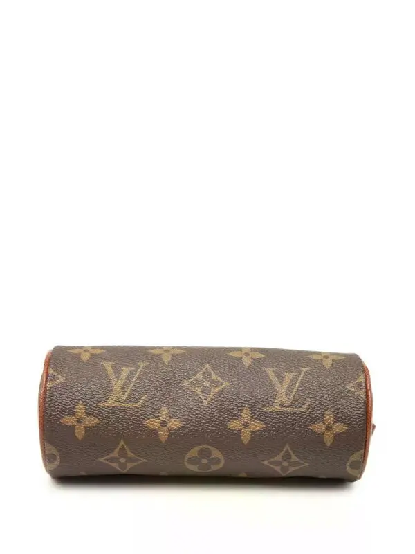 LOUIS VUITTON 1990-2010 Monogram Papillon Pochette Handbag - Brown