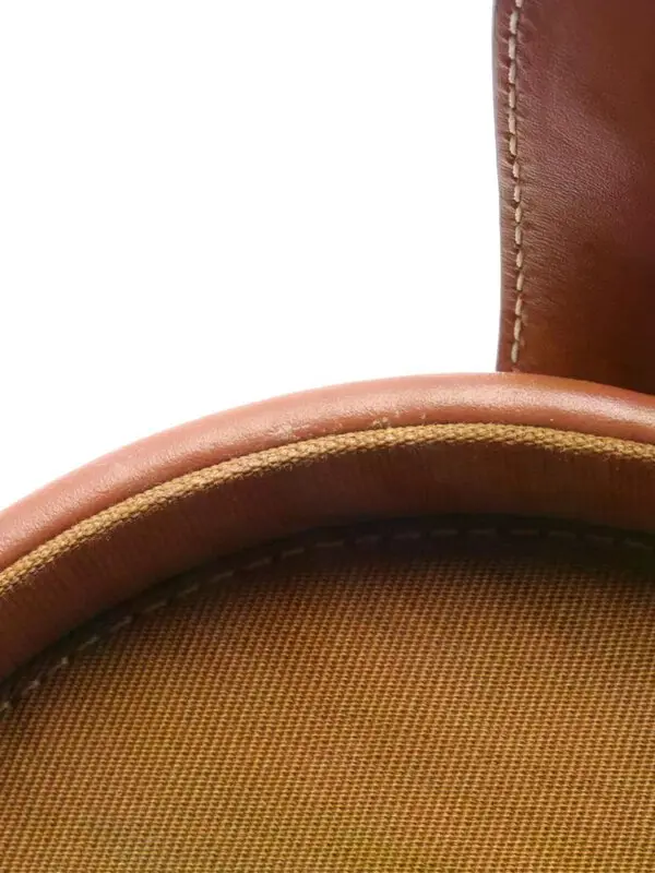 Celine Small Triomphe Coated Canvas Tambour Crossbody Bag