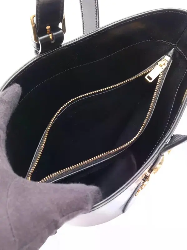 Celine 2021-2025 Leather Triomphe Bucket Bag