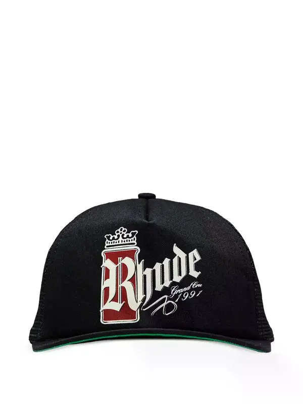 Rhude Fumar 91 Trucker Baseball Hat - Black