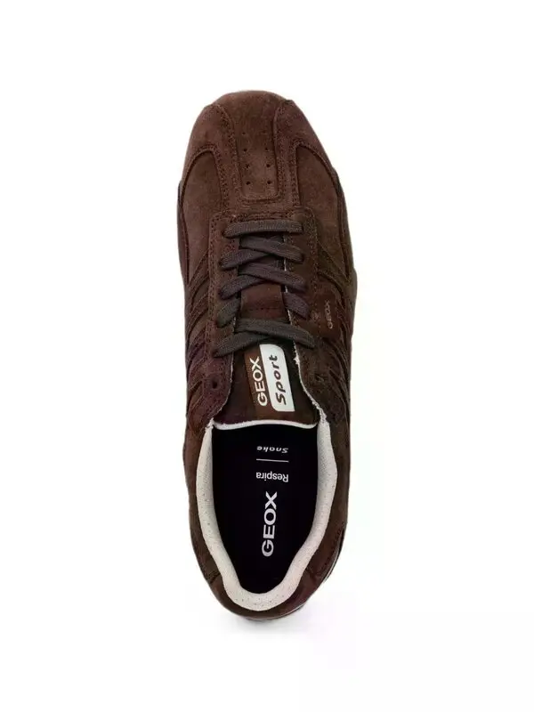 Geox Suede-panelled Sneakers