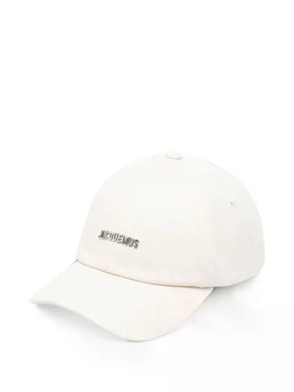 Jacquemus Logo-plaque Baseball Cap - Neutrals
