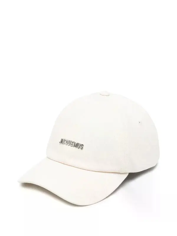 Jacquemus Logo-plaque Baseball Cap - Neutrals