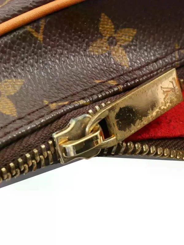 LOUIS VUITTON 2002 Monogram Croissant Gm Hobo Bag - Brown