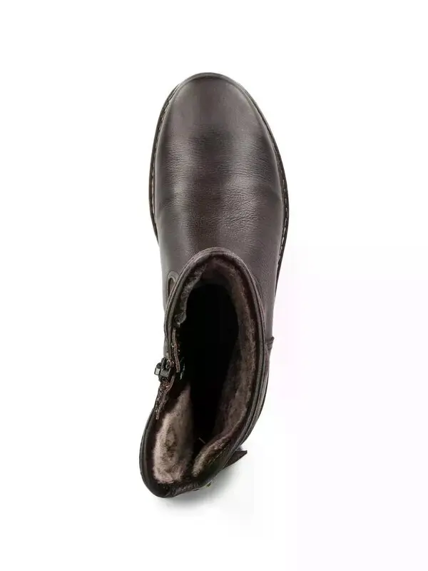 DIRNDL & BUA Buckle-detail Leather Boots
