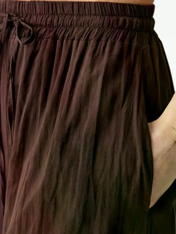 VICOLO Drawstring-waist Palazzo Pants