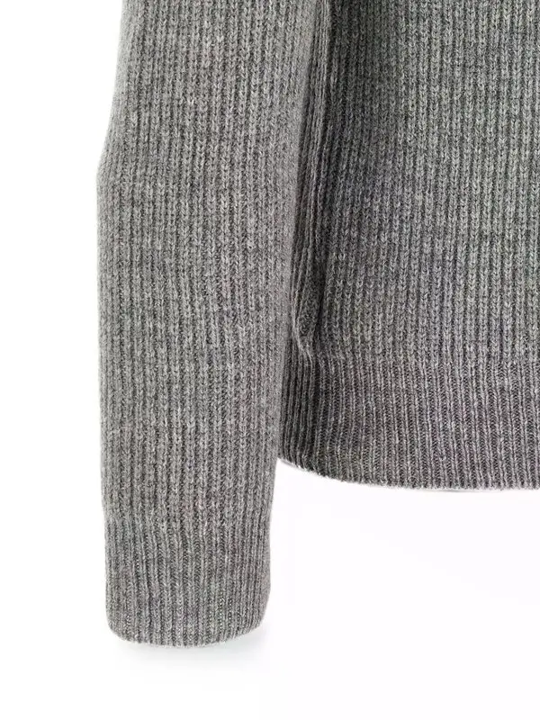 ZANONE Ribbed-knit Crew-neck Sweater