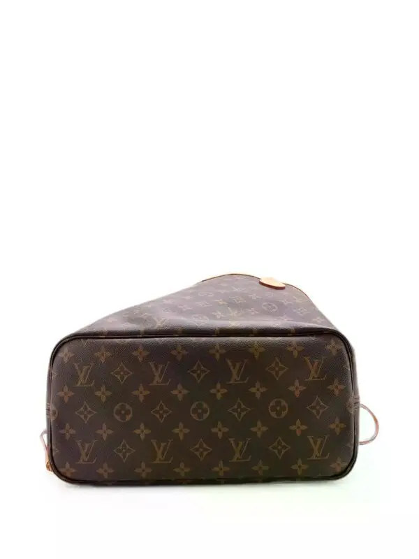 LOUIS VUITTON Neverfull Mm Monogram Canvas Tote Bag - Brown