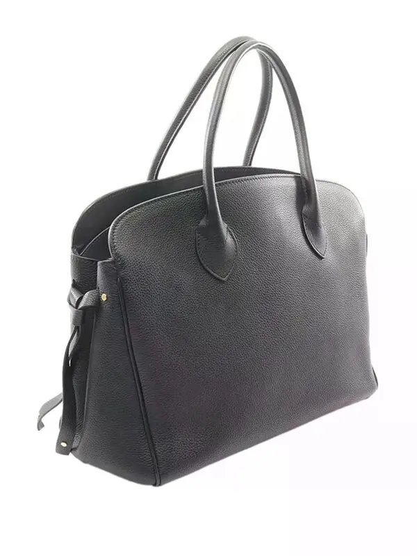 LOUIS VUITTON 2018 Taurillon Milla Mm Satchel - Black