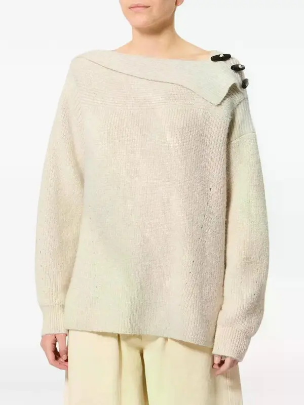 Isabel Marant Étoile Thais Ribbed Knit Sweater With Toggle Fastening