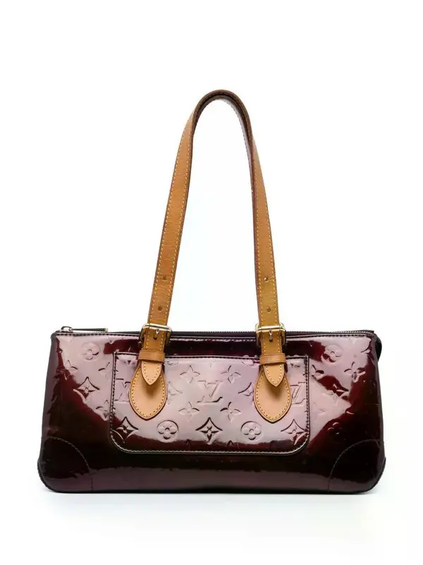 LOUIS VUITTON 2007-2010 Monogram Vernis Rosewood Avenue Shoulder Bag - Red