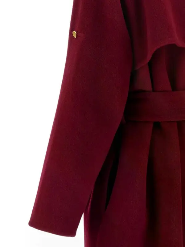 Alberta Ferretti Double-breasted Wool-cashmere Coat