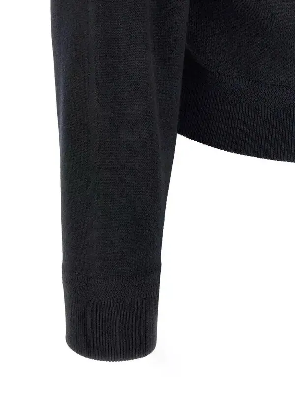 TOM FORD Suede-panelled Zip-up Cardigan