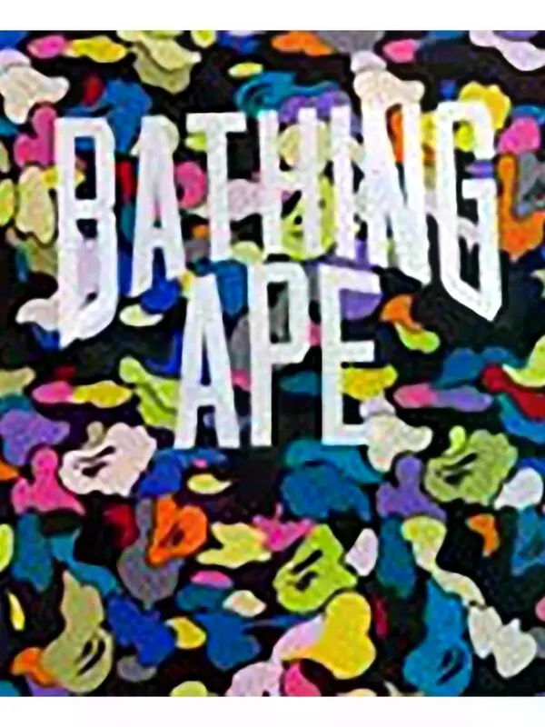 A BATHING APE Camo Logo-print T-shirt