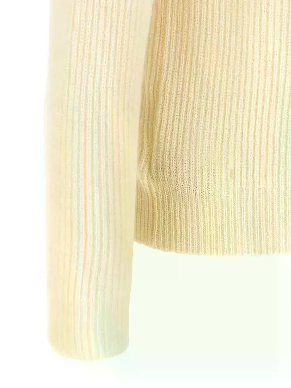 ZANONE Ribbed-knit Virgin Wool Sweater - Neutrals