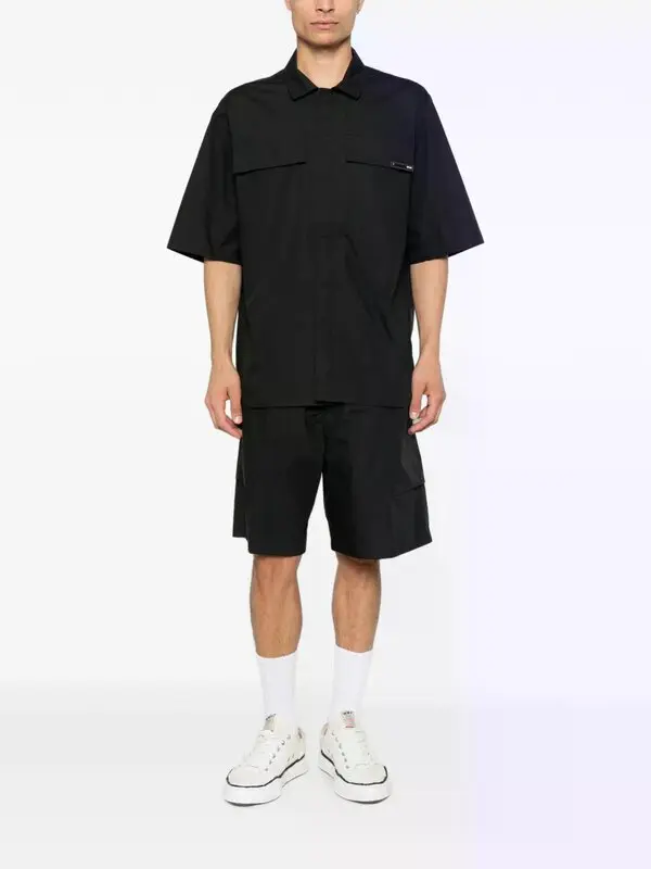 RHUN Short-sleeved Flap-pocket Shirt