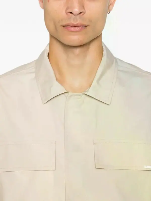 RHUN Short-sleeve Flap-pocket Shirt