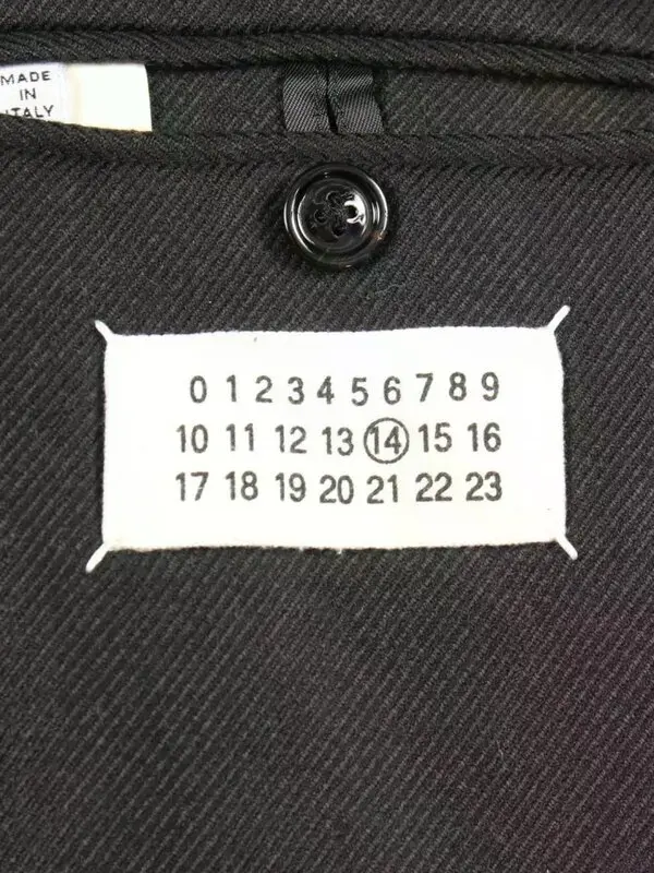 MAISON MARGIELA 2010s Notched Lapels Pea Coat