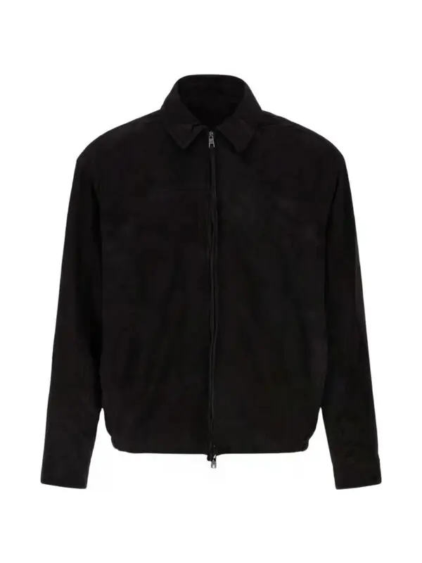 GIORGIO BRATO Suede Shirt-collar Jacket