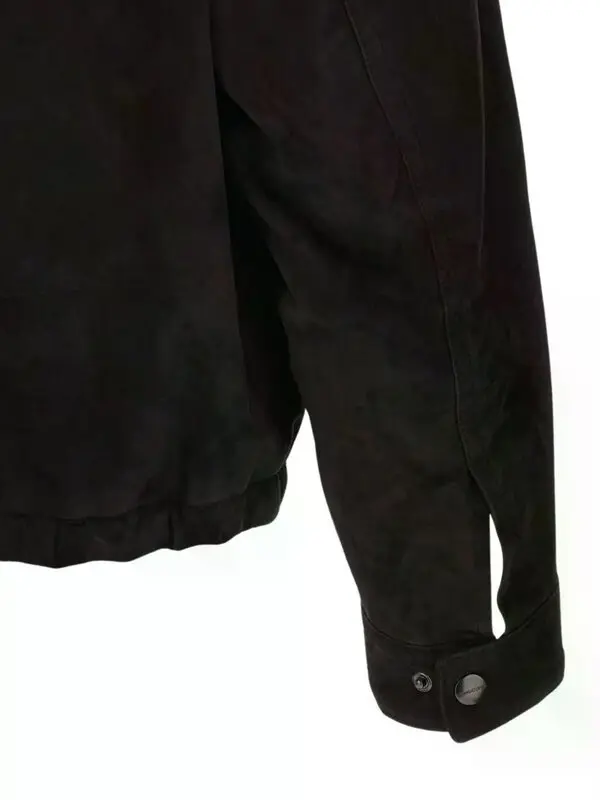 GIORGIO BRATO Suede Shirt-collar Jacket