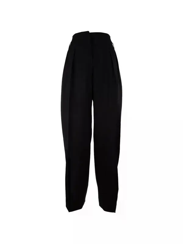 Prada Pleated Tailored Trousers - Black