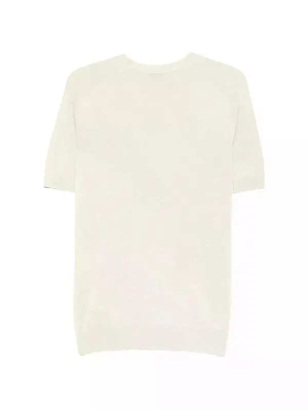 PAOLO PECORA Short-sleeve Round-neck T-shirt - Neutrals