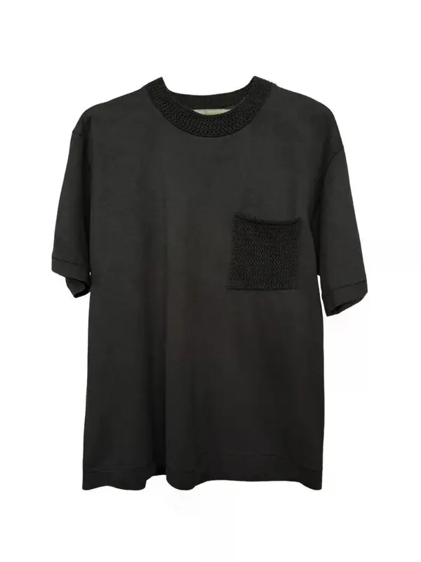 ATOMO FACTORY Crochet-trim Pocket T-shirt
