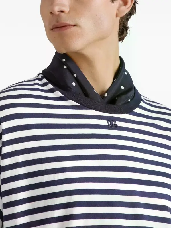 Dolce & Gabbana Striped Jersey T-shirt