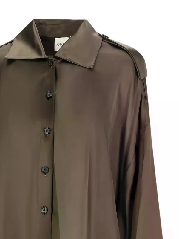 Khaite Bodine Epaulette Shirt