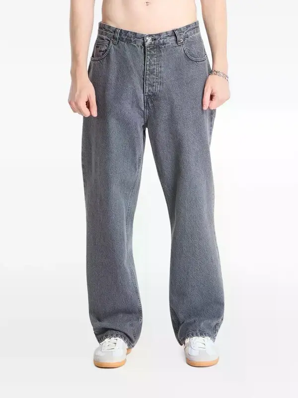 Filling Pieces Loose-fit Washed Jeans - Grey